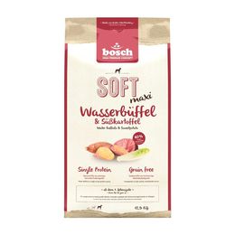 Bosch SOFT Maxi Wasserb&uuml;ffel und S&uuml;&szlig;kartoffel Hunde-Trockenfutter Single Protein 2 x 12,5kg