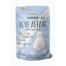 Hardys Love Affair Huhn & Gans Katzen-Nassfutter getreidefrei 24x100g