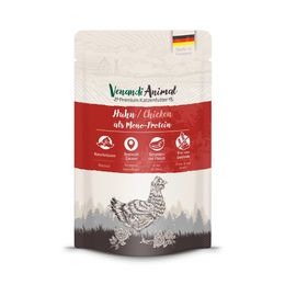 Venandi Animal Huhn als Monoprotein Katzen-Nassfutter hoher Fleischanteil 12x125g