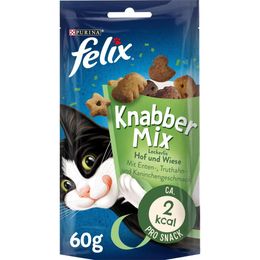 FELIX KnabberMix Hof & Wiese Katzensnacks bunter Mix 4x60g
