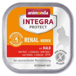 animonda Integra Protect Renal mit Kalb Katzen-Nassfutter getreidefrei 32x100g