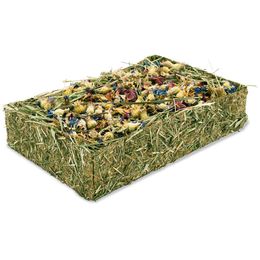 JR FARM Kleintierfutter Heu-Schale mit Bl&uuml;ten 100g