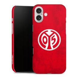 DeinDesign iPhone 16 Plus Handy Premium Case Smartphone Handyh&uuml;lle Schutzh&uuml;lle matt Nullf&uuml;nfer 1. Fsv Mainz 05 E.V. Official Licensed Product Premium Case