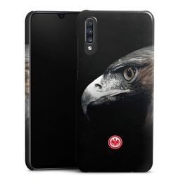 DeinDesign Galaxy A70 Handy Premium Case Smartphone Handyh&uuml;lle Schutzh&uuml;lle gl&auml;nzend European Cup Official Licensed Product Eintracht Frankfurt Premium Case