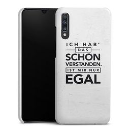 DeinDesign Galaxy A70 Handy Premium Case Smartphone Handyh&uuml;lle Schutzh&uuml;lle gl&auml;nzend Spruch Sayings Statement Premium Case