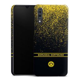 DeinDesign Galaxy A70 Handy Premium Case Smartphone Handyh&uuml;lle Schutzh&uuml;lle gl&auml;nzend Ombre Borussia Dortmund Bvb Premium Case