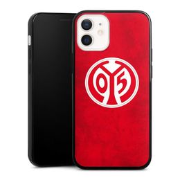 DeinDesign iPhone 12 mini Handy Slim Case extra d&uuml;nn Silikon Handyh&uuml;lle schwarz H&uuml;lle 1. Fsv Mainz 05 E.V. Nullf&uuml;nfer Official Licensed Product Silikon Slim Case