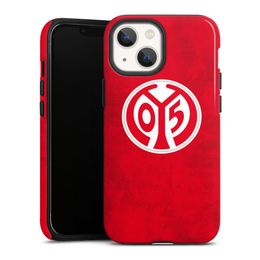 DeinDesign iPhone 13 Mini Handy Panzer Handyh&uuml;lle robuste Outdoor H&uuml;lle Schutzh&uuml;lle gl&auml;nzend Nullf&uuml;nfer 1. Fsv Mainz 05 E.V. Official Licensed Product Tough Case
