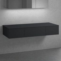 neoro n50 Schrank mit Konsolenplatte B: 140,5 H: 24,5 T: 51,5 cm, 3 Ausz&uuml;ge, BN0411BM+2#BN0410BM+BN0408BM,
