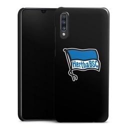 DeinDesign Galaxy A70 Handy Premium Case Smartphone Handyh&uuml;lle Schutzh&uuml;lle gl&auml;nzend Official Licensed Product Logo Hertha Bsc Premium Case