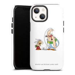 DeinDesign iPhone 13 Mini Handy Panzer Handyh&uuml;lle robuste Outdoor H&uuml;lle Schutzh&uuml;lle gl&auml;nzend Obelix Official Licensed Product Asterix Tough Case