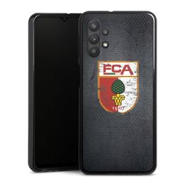DeinDesign Galaxy A32 5G Handy Silikon H&uuml;lle Case schwarz Handyh&uuml;lle Fc Augsburg Logo Official Licensed Product