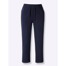 WITT Damen Caprihose in TREVIRA-Qualit&auml;t, marine, Gr&ouml;&szlig;e 40