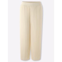 WITT Damen Schlupfhose in Plissee-Qualit&auml;t, champagner, Gr&ouml;&szlig;e 44