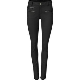 Heine Witt Damen R&ouml;hrenhose in Stretch-Qualit&auml;t, schwarz, Gr&ouml;&szlig;e 23