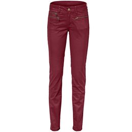 Heine Witt Damen R&ouml;hrenhose in Stretch-Qualit&auml;t, bordeaux, Gr&ouml;&szlig;e 23