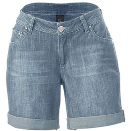 Heine Witt Damen Jeansshort mit Beinaufschlag, blue stone, Gr&ouml;&szlig;e 36