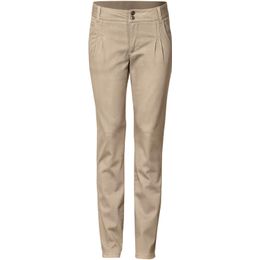 Heine Witt Damen Chinohose in Karotten-Form, sand, Gr&ouml;&szlig;e 40