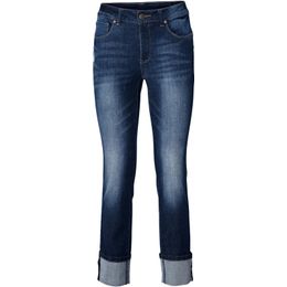 Heine Witt Damen 7/8-Jeans in Bauch-weg-Form, dark denim, Gr&ouml;&szlig;e 38