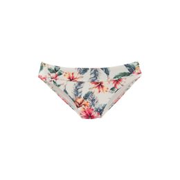 Lascana Damen Bikini-Hose, creme bedruckt, Gr&ouml;&szlig;e 38