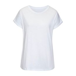 Vivance Damen T-Shirt, wei&szlig;, Gr&ouml;&szlig;e 36/38