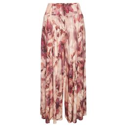 Lascana Damen Hosenrock, ros&eacute;-bordeaux bedruckt, Gr&ouml;&szlig;e 34