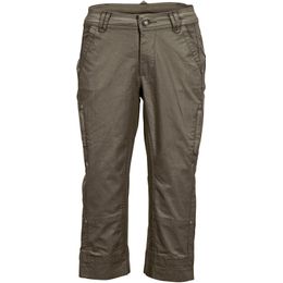 Heine Witt Damen Caprihose aus Baumwoll-Stretch, khaki, Gr&ouml;&szlig;e 36