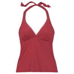 s.Oliver Damen B&uuml;gel-Tankini-Top, rostrot, Gr&ouml;&szlig;e 44B