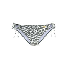 Lascana Damen Bikini-Hose, oliv-bedruckt, Gr&ouml;&szlig;e 32