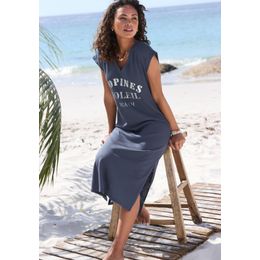 Beachtime by Lascana Damen Strandkleid, rauchblau, Gr&ouml;&szlig;e 48/50
