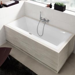 Villeroy & Boch Villeroy & Boch Squaro Edge 12 Rechteck-Badewanne, Einbau, UBQ160SQE2DV-01,