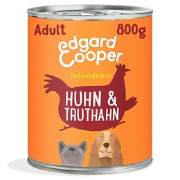 Edgard und Cooper Huhn und Truthahn mit Apfel 6x800g