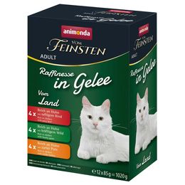 animonda vom Feinsten Adult Raffinesse in Gelee vom Land 12x85g