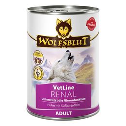 Wolfsblut VetLine Renal - Huhn Hunde-Nassfutter getreidefrei 6x395g