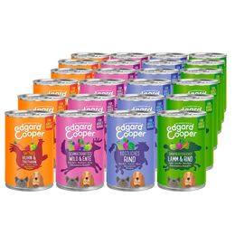 Edgard & Cooper Adult Mixpaket Hunde-Nassfutter getreidefrei 24x400g