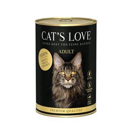 Cat's Love Huhn Pur Katzen-Nassfutter getreidefrei 6x400g