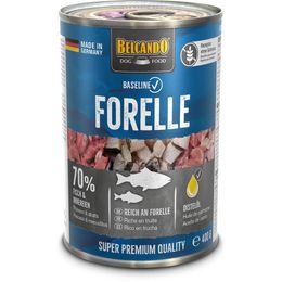Belcando Baseline Forelle Hunde-Nassfutter getreidefrei 6x400g