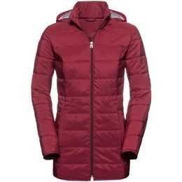 WITT Damen Steppjacke mit Kapuze, w&auml;rmend, bordeaux, Gr&ouml;&szlig;e 48