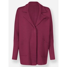Heine Damen Strickjacke, Rot, Gr. 34, Strickjacken, Material: Viskose