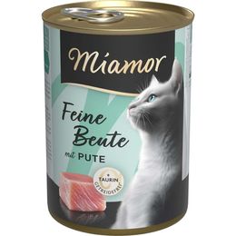 Miamor Feine Beute Pute Katzen-Nassfutter getreidefrei 12x400g