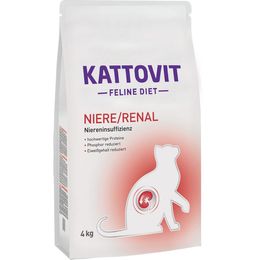 Kattovit Feline Diet Niere/Renal Katzen-Trockenfutter Nierendi&auml;tfutter 4kg