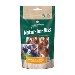 CHRISTOPHERUS Natur-Im-Biss H&auml;hnchen-Kausticks Hundesnacks ohne Zuckerzusatz 70g