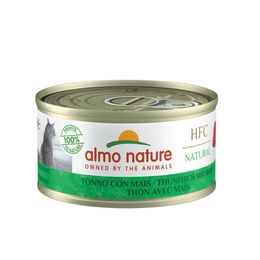 Almo Nature HFC Natural Thunfisch mit Mais Katzen-Nassfutter ohne Farbstoffe 6x70g