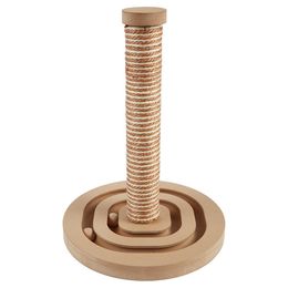 ZooRoyal Kratzstamm Bella 40cm mit Spielzeug braun