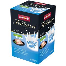 animonda vom Feinsten Adult mit Pute + Milchkern Katzen-Nassfutter Alleinfuttermittel 32x100g