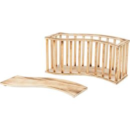 Trixie Heuraufe mit Deckel aus Holz 37&times;19&times;13 cm
