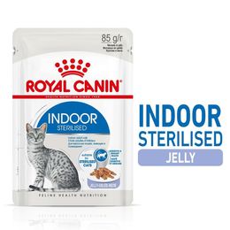 Royal Canin INDOOR Sterilised Katzen-Nassfutter f&uuml;r Wohnungskatzen 48x85g