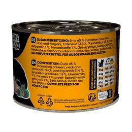 Lucky Lou SuperMono&sup2; Ente Katzen-Nassfutter getreidefrei 24x200g