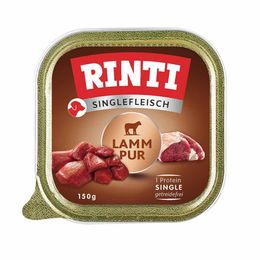 Rinti Singlefleisch Lamm Pur Hunde-Nassfutter Monoprotein 10x150g
