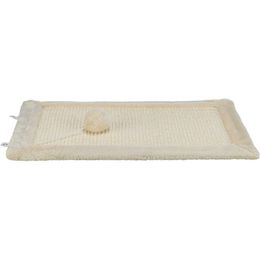Trixie Kratzmatte mit Pl&uuml;schrand natur braun 55 x 35 x 6 cm
